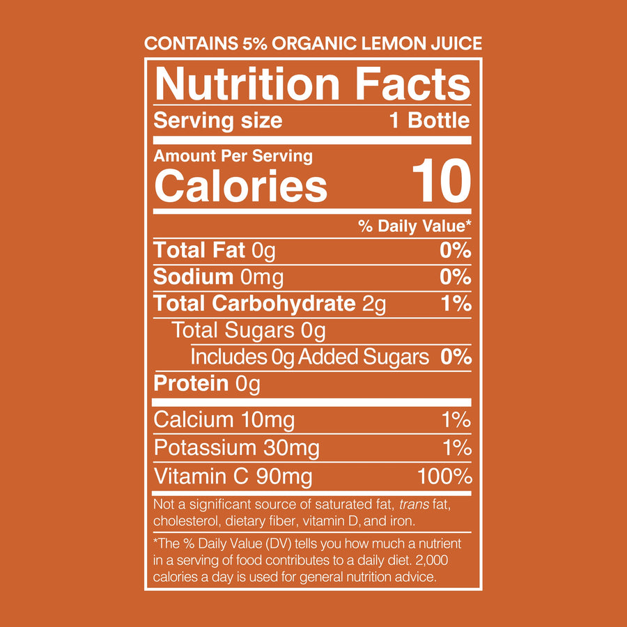 Lemon Perfect Sunshine Tea Zero Sugar Organic Lemon Water