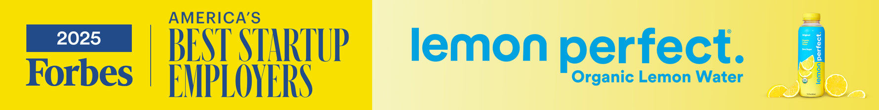 Lemon Perfect - Organic. Zero Sugar. 100% DV vitamin C.