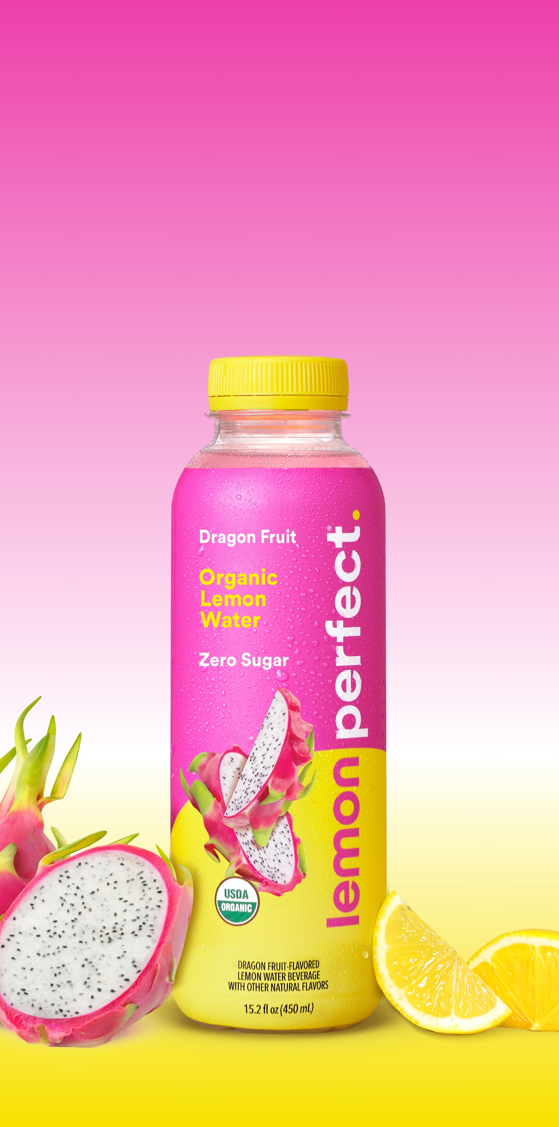 Lemon Perfect - Organic. Zero Sugar. 100% DV vitamin C.