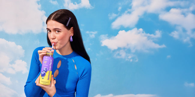 Lemon Perfect Peach Zero Sugar Organic Lemon Water