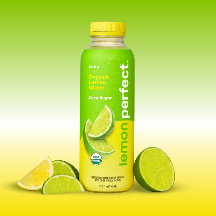 Lemon Perfect Lime Zero Sugar Organic Lemon Water