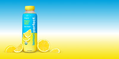 Lemon Perfect Original Lemon Zero Sugar Organic Lemon Water